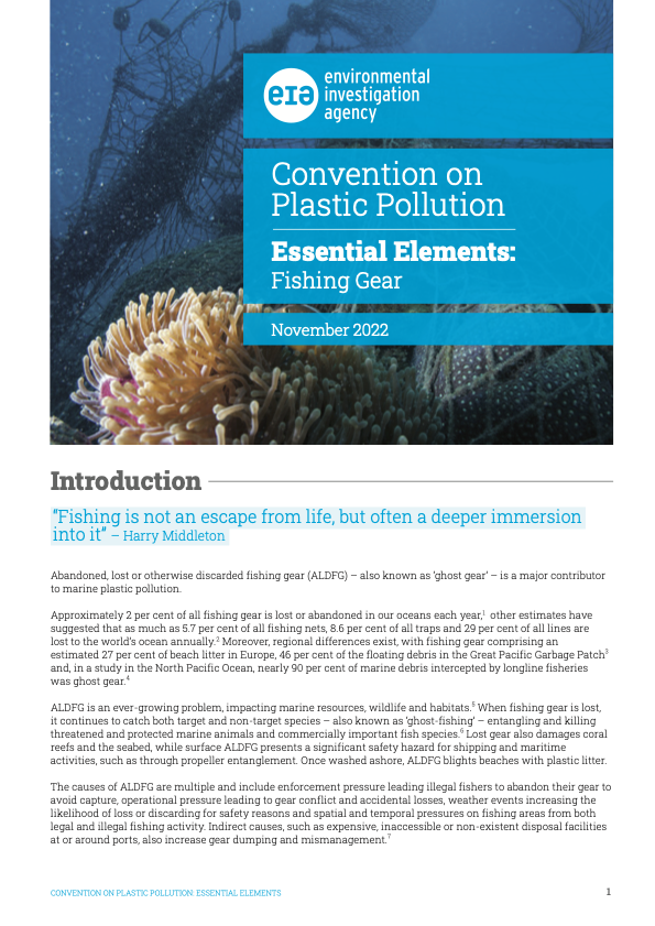 Essential Elements – EIA Reports