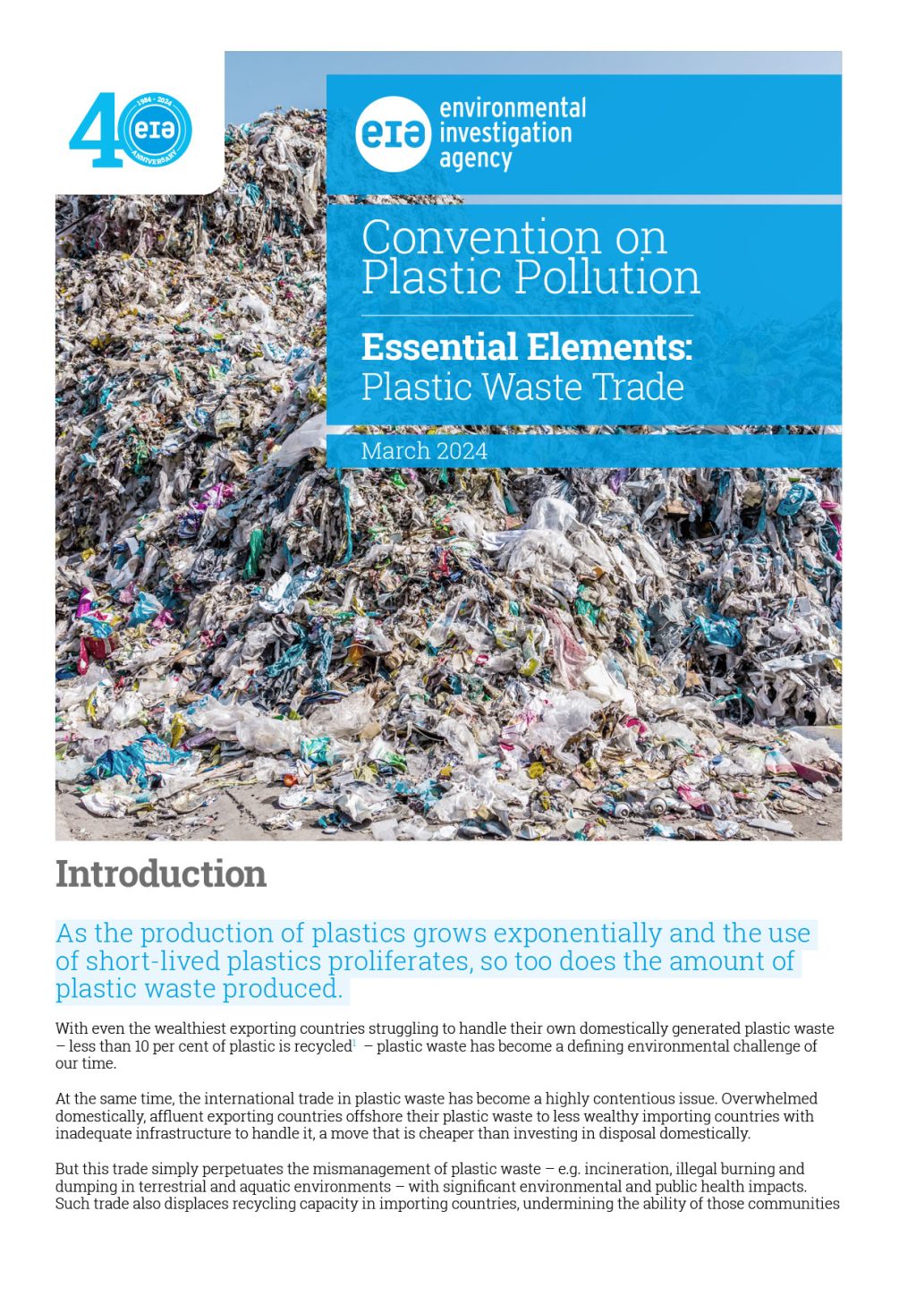 Essential Elements – EIA Reports